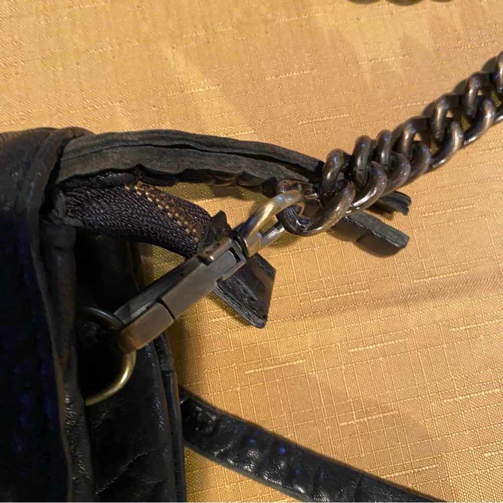 Maxon Collection Italian Leather Cross Body Bag - Gem